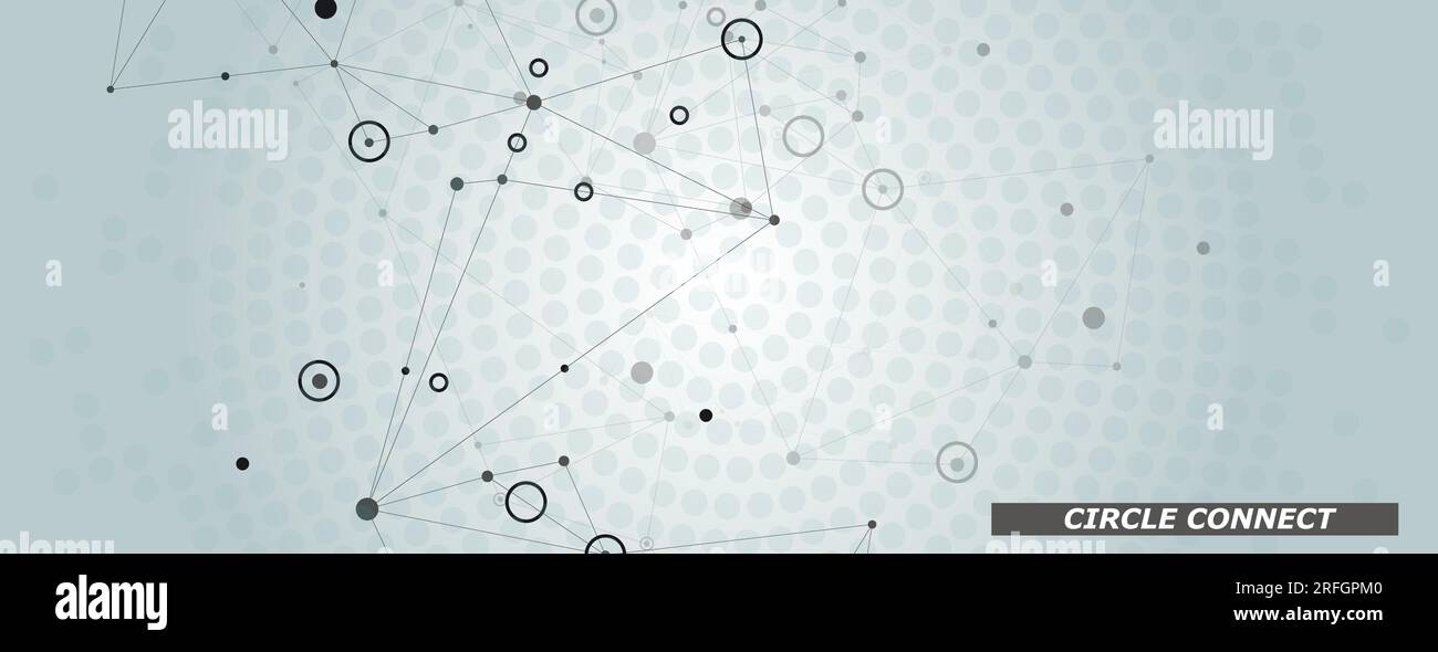 Abstract digital connection for concept design. World communication ...