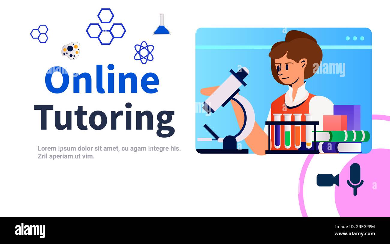 student making chemical experiments in virtual lab scientist researcher ...