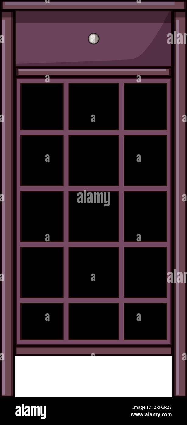 shelf wine cabinet cartoon vector illustration Stock Vector Image & Art ...