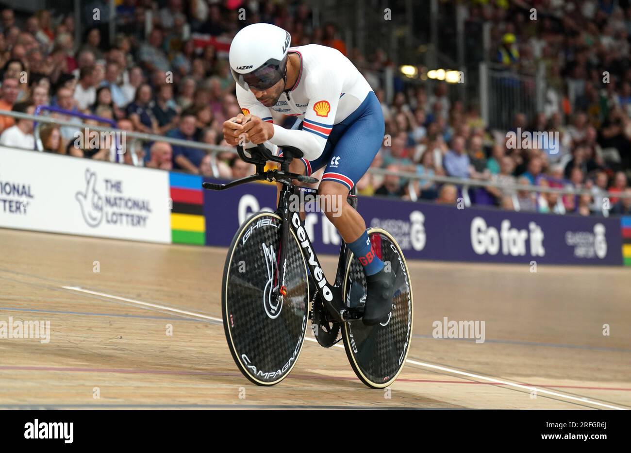 Great Britain's Sam Ruddock in action during the Men's C1 Individual ...