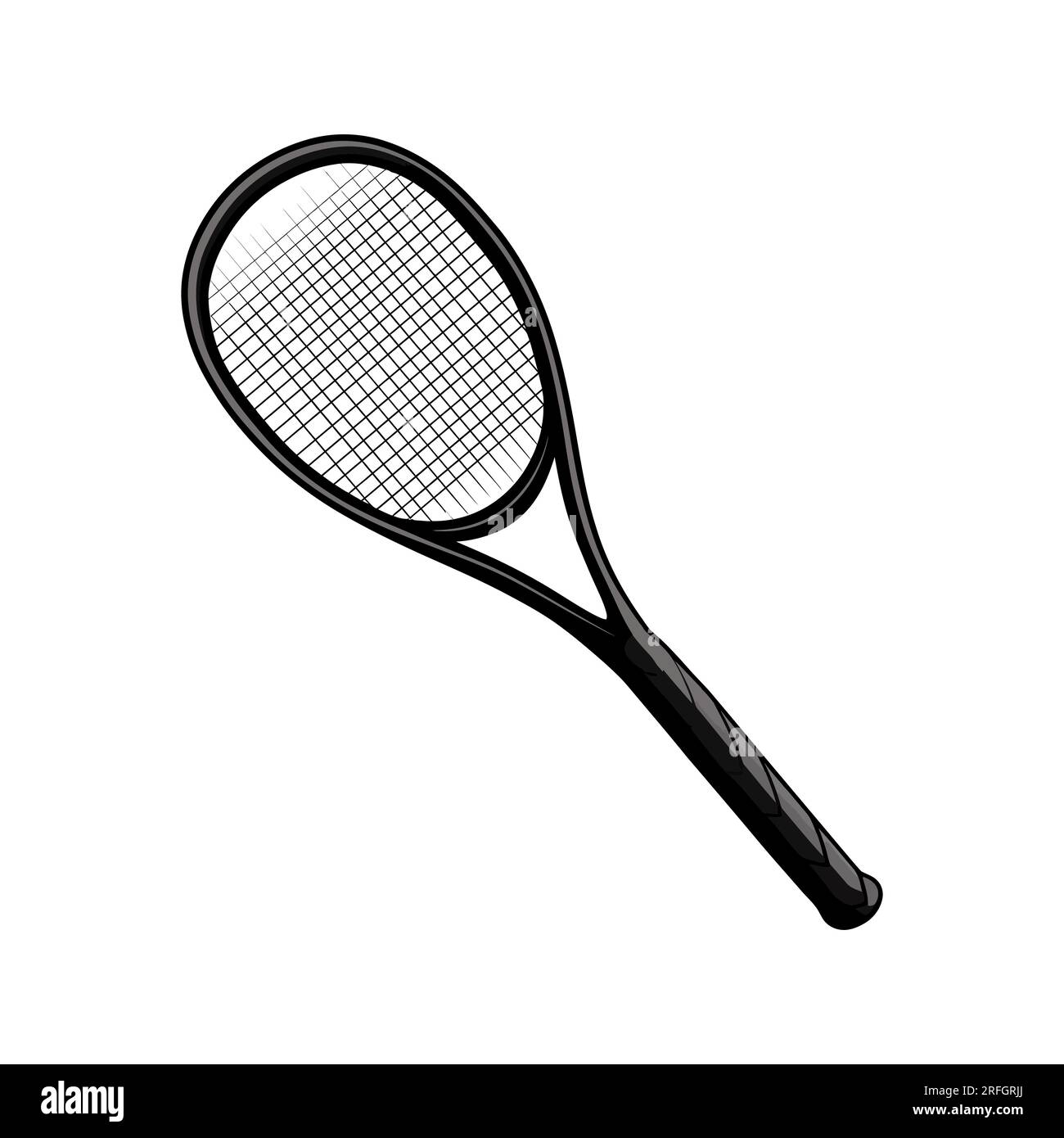 Tennis racket sign icon. Sports symbol on white background. Vector ...