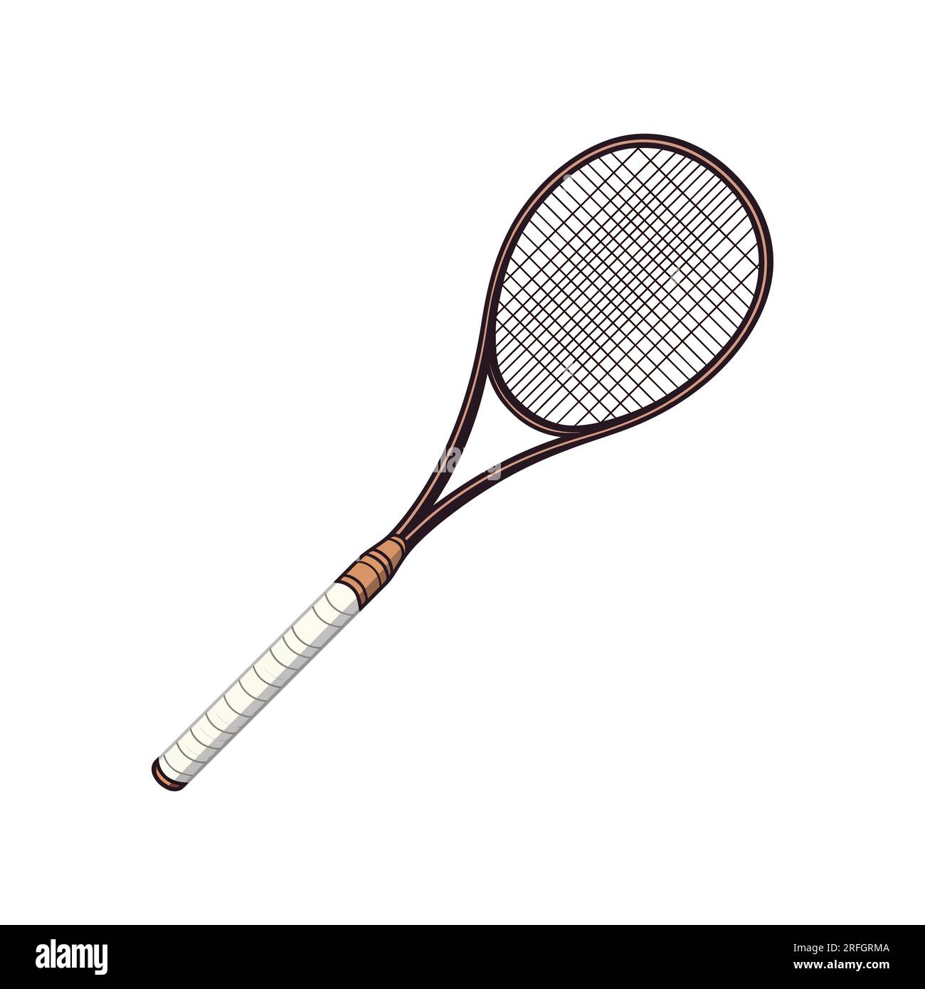 Tennis racket sign icon. Sports symbol on white background. Vector ...