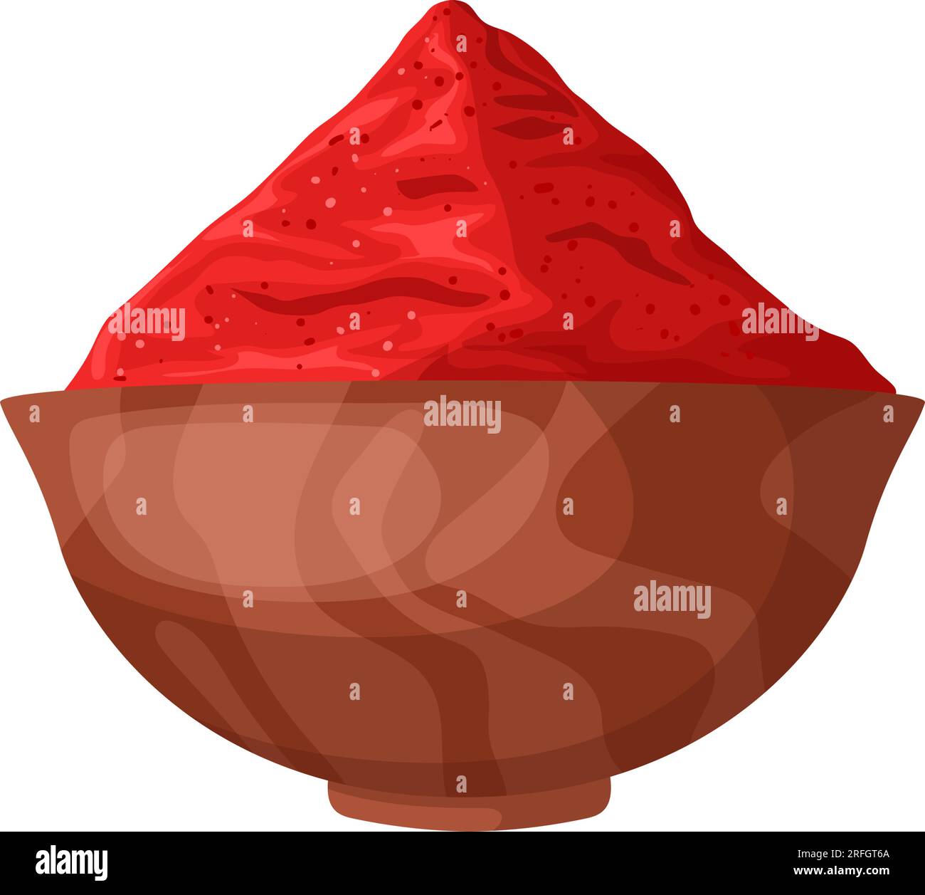 food paprika red cartoon vector illustration Stock Vector Image & Art ...