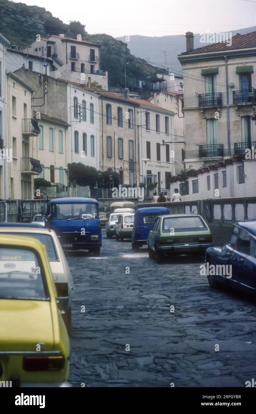 1970s archive photograph of Cerbère in southern France Stock Photo - Alamy