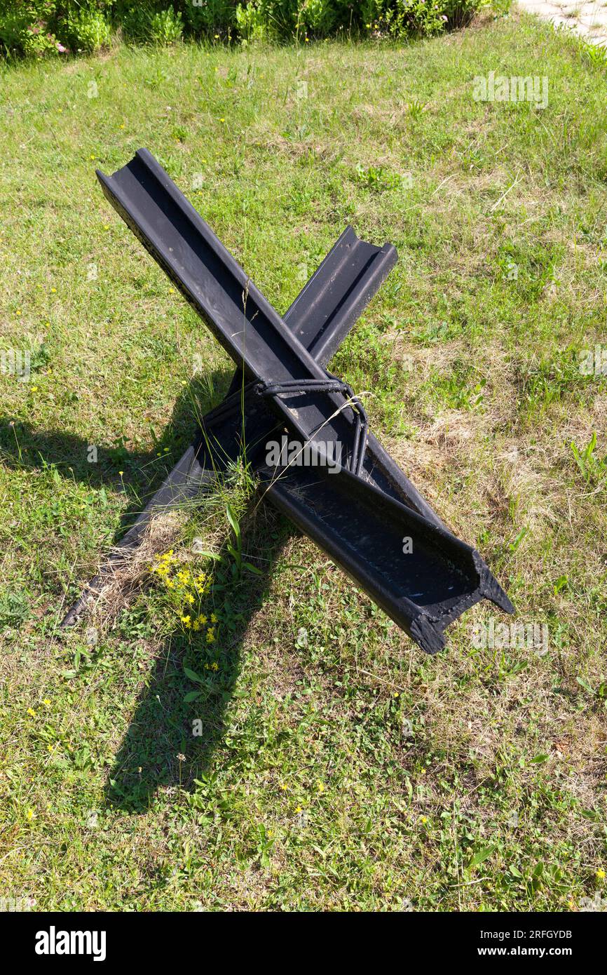 Antitank hedgehogs hi-res stock photography and images - Alamy