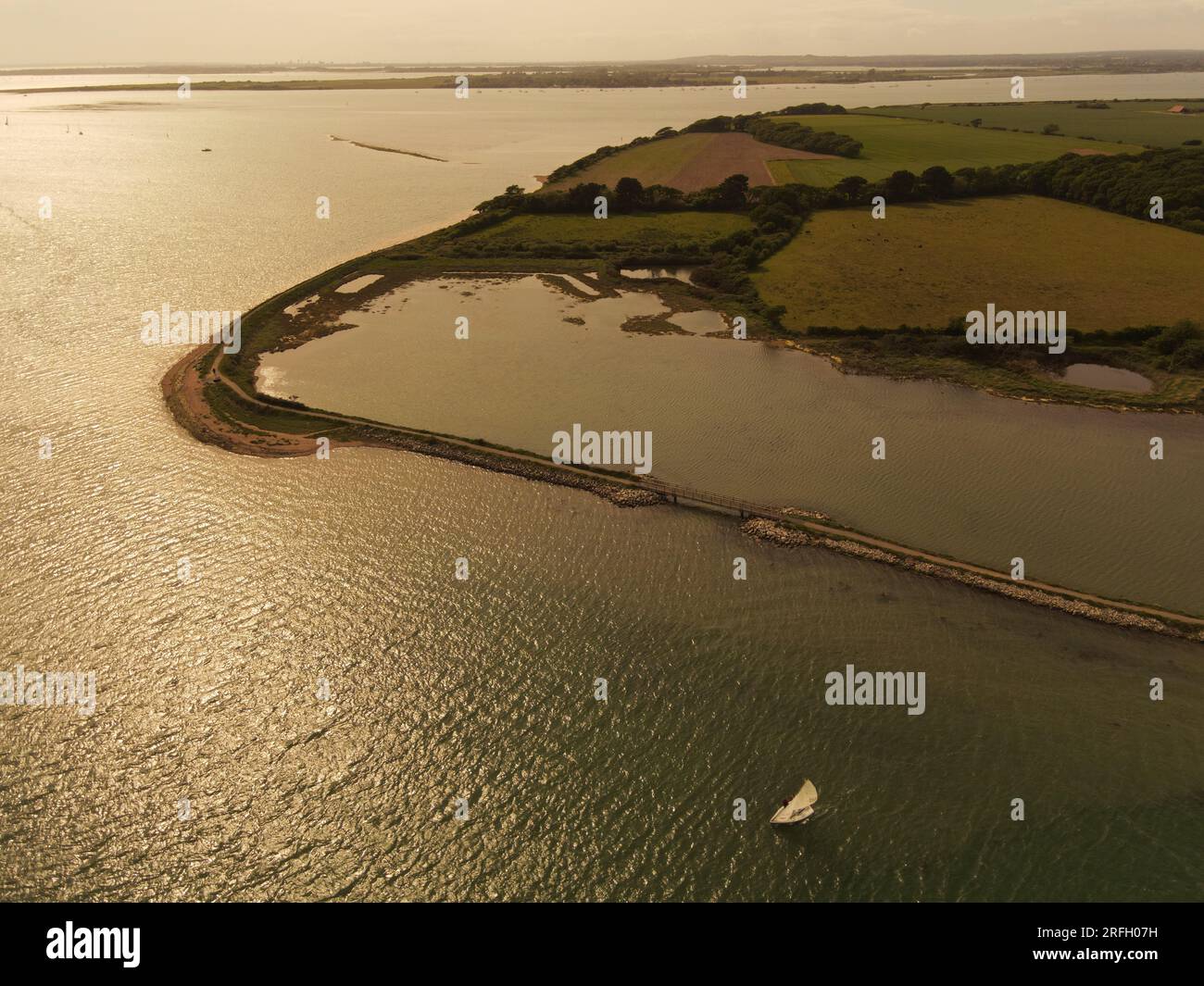 Chichester harbour aerial hi-res stock photography and images - Alamy