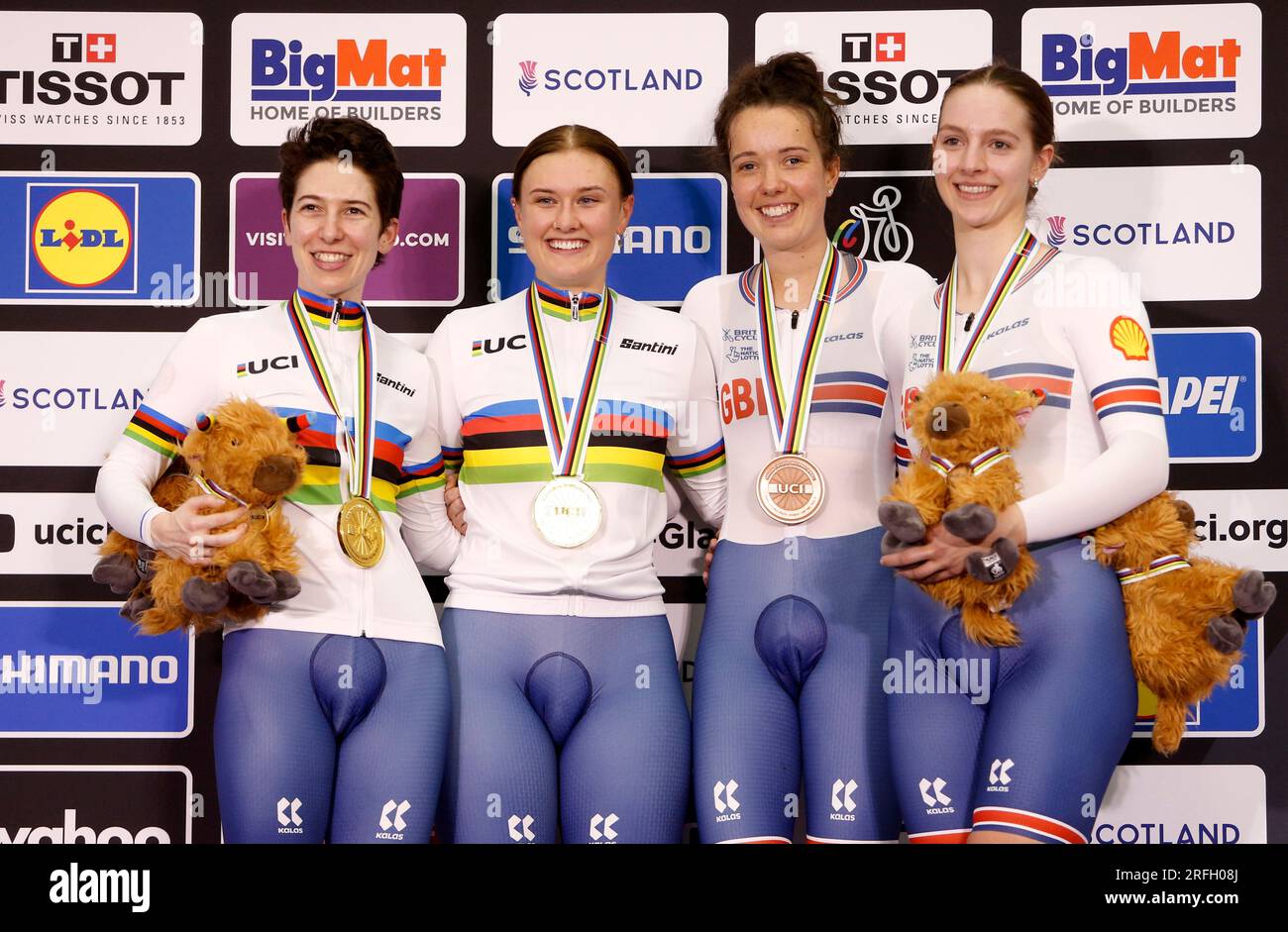 Great Britain'sSophie Unwin and Jenny Holl Celebrate with their gold ...
