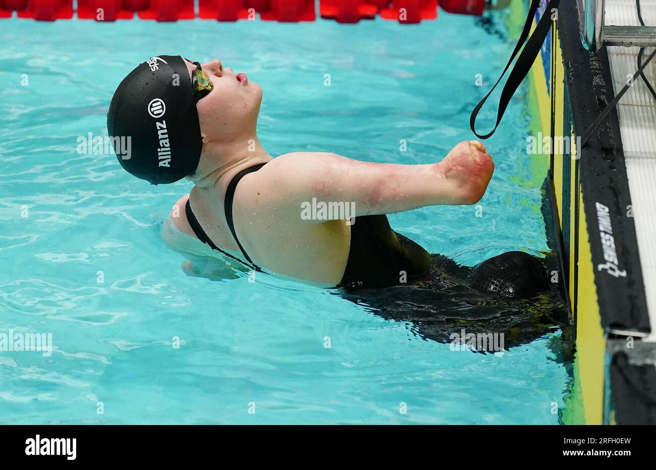 Great Britain's Ellie Challis in the Women's 50m Backstroke S3 Final ...