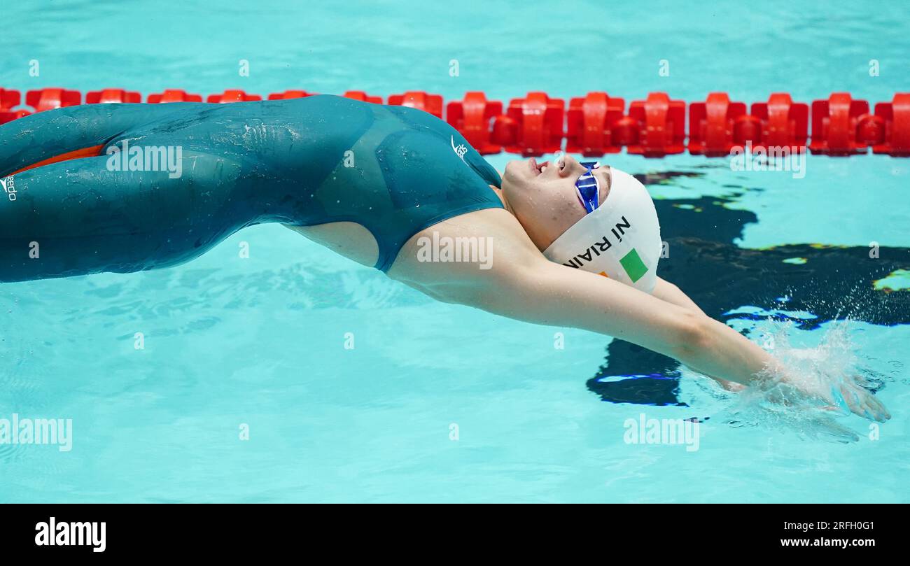 Ireland's Roisin Ni Riain on her way to winning the Women's 100m ...