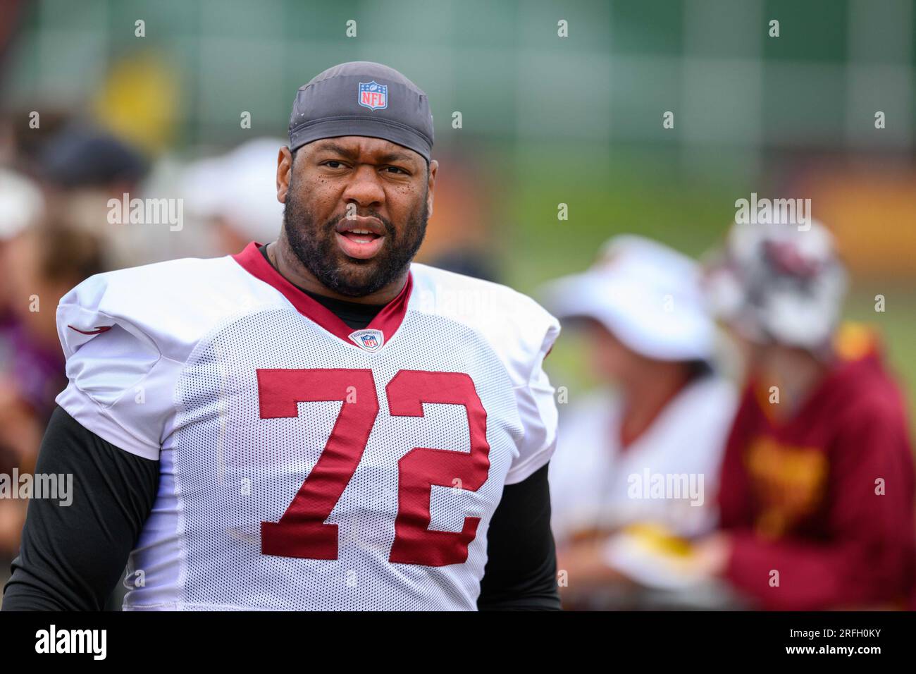 August 3rd 2023: Washington Commanders offensive tackle Charles Leno Jr ...