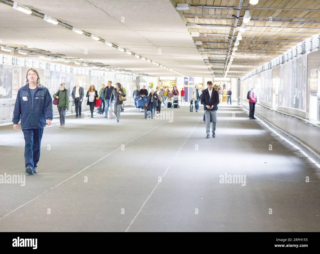 Lion, France - 13.10.2017: train platform, boarding terminal, train and ...