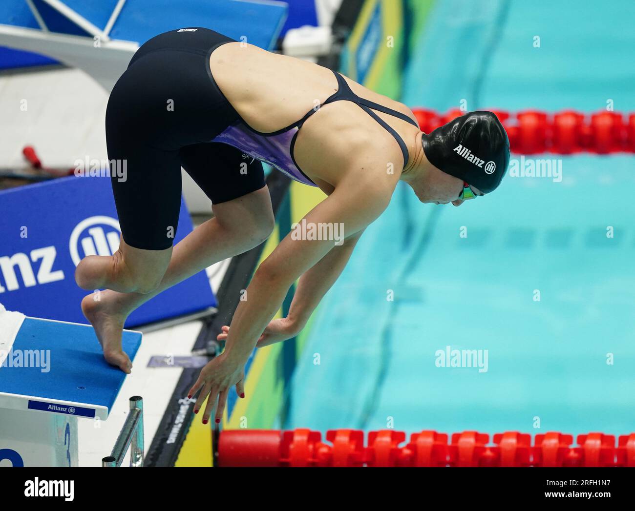 Great Britain's Alice Tai on her way to winning bronze in the Women's ...