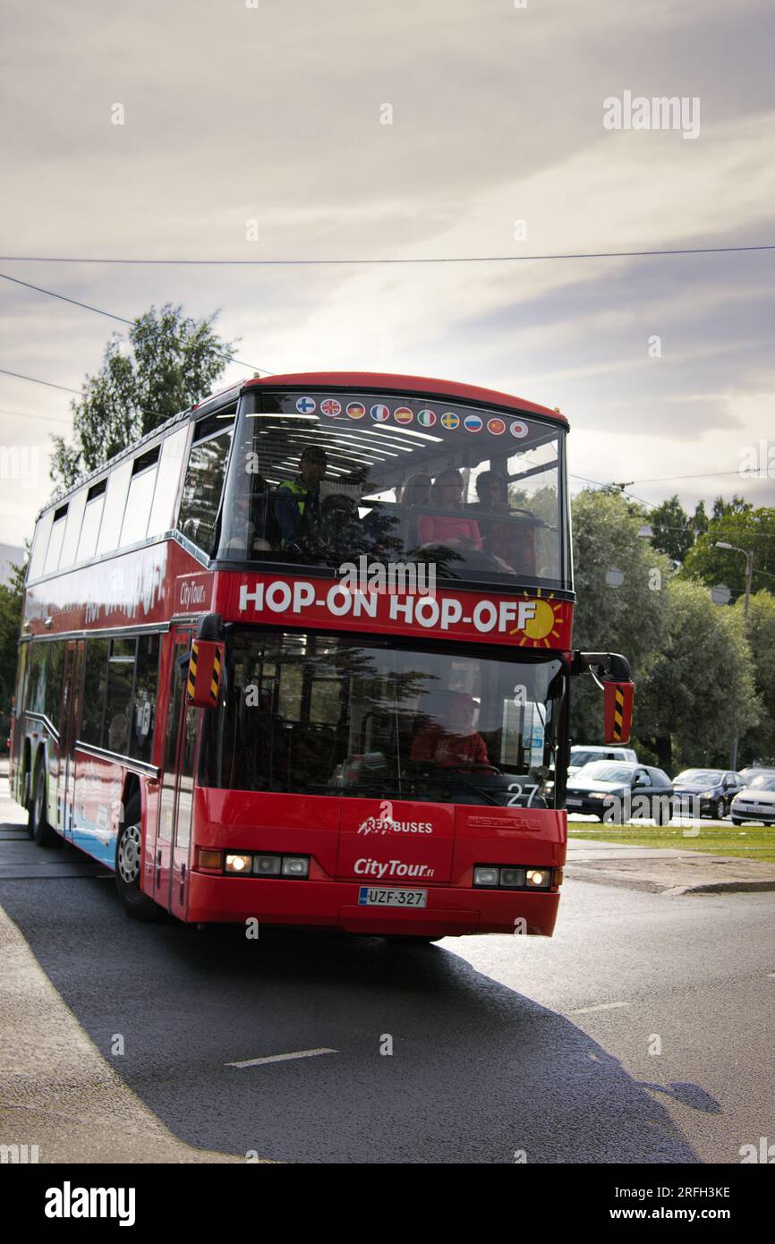Helsinki tourist sight seeing bus hi-res stock photography and images ...