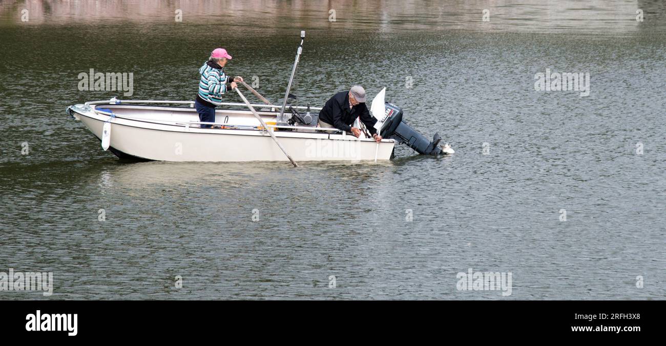 Finland, Helsinki 15.02.2018; - Channel depth measurement with the help ...