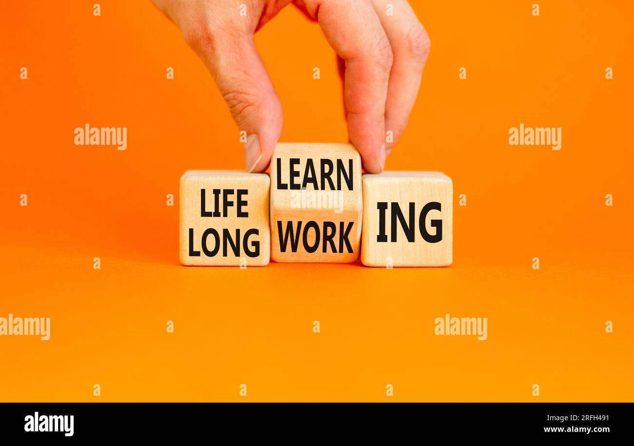 Lifelong learning working symbol. Concept word Lifelong learning ...