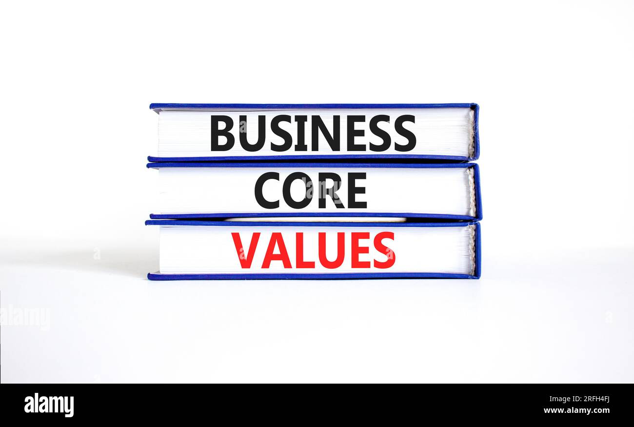 Business core values symbol. Concept words Business core values on ...