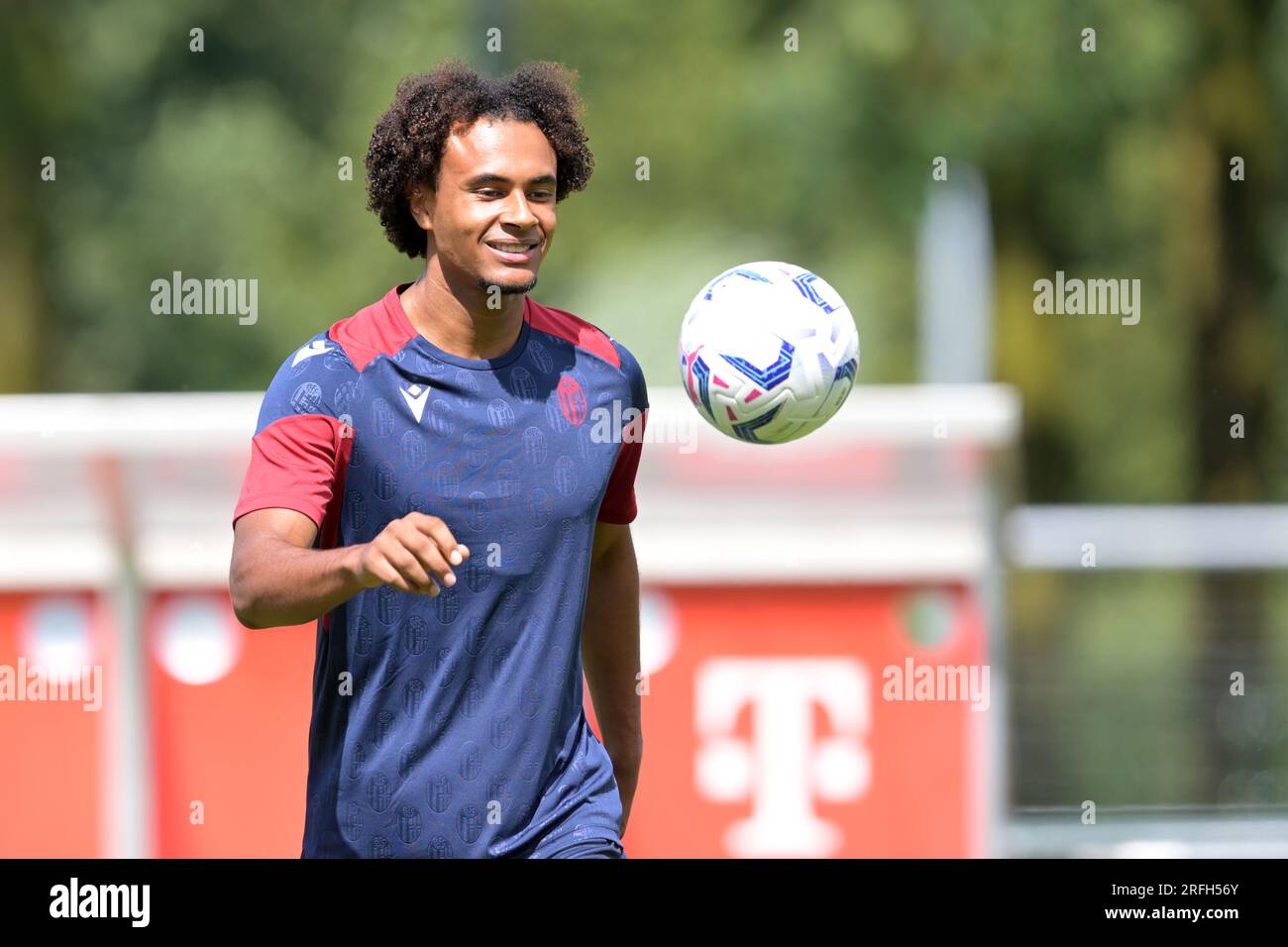 UTRECHT - Joshua Zirkzee of Bologna FC during the friendly match ...