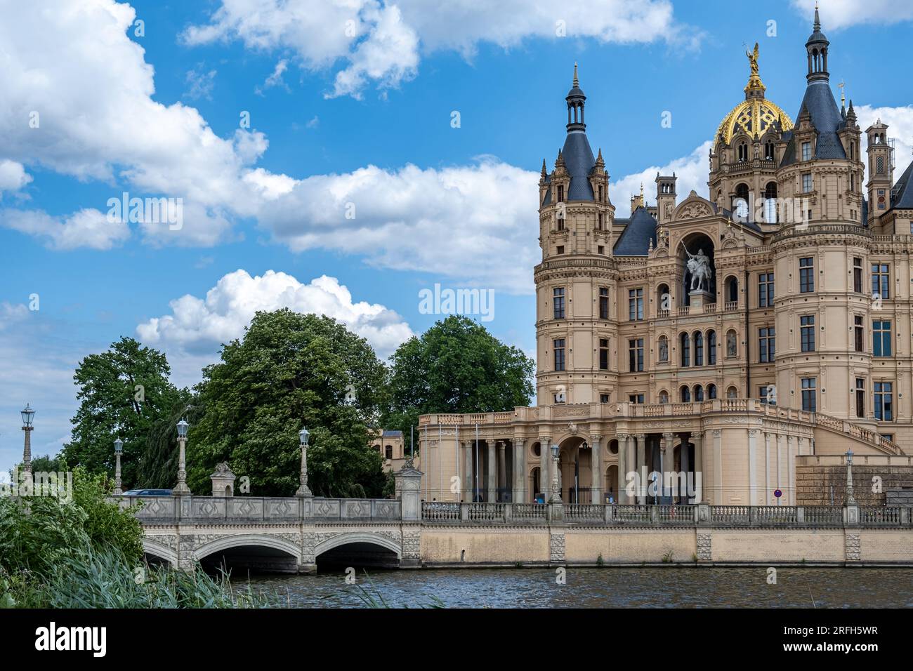 schwerin, Mecklenburg-Vorpommern Germany, 07 06 2023: View of part of ...