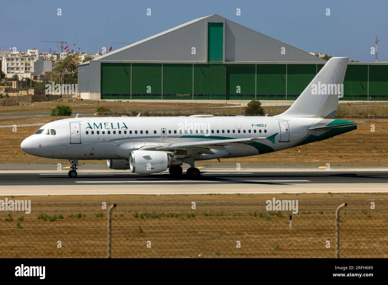 Amelia Airbus A319-112 (REG: F-HDSJ) operating for Air France Stock ...