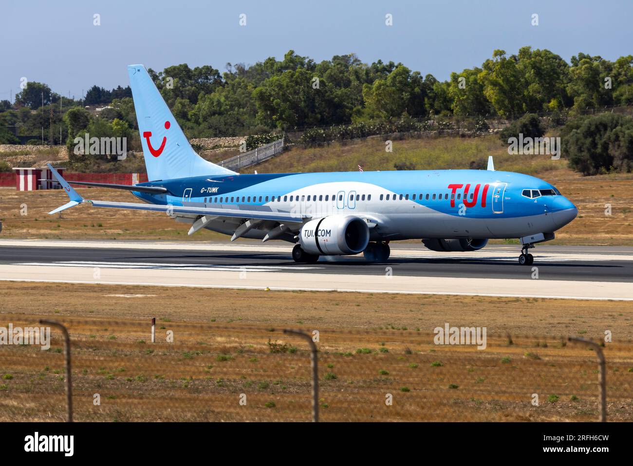 TUI Boeing 737-8 MAX (Reg: G-TUMK) arriving from Bristol as flight ...