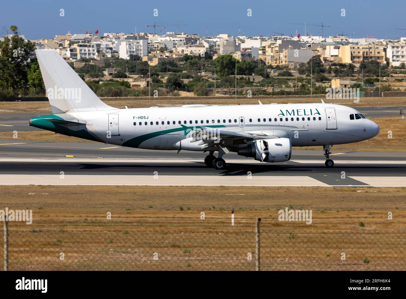 Amelia Airbus A319-112 (REG: F-HDSJ) operating for Air France Stock ...