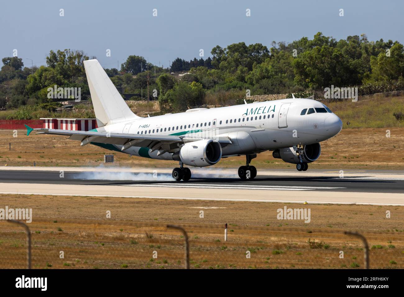 Amelia Airbus A319-112 (REG: F-HDSJ) operating for Air France Stock ...
