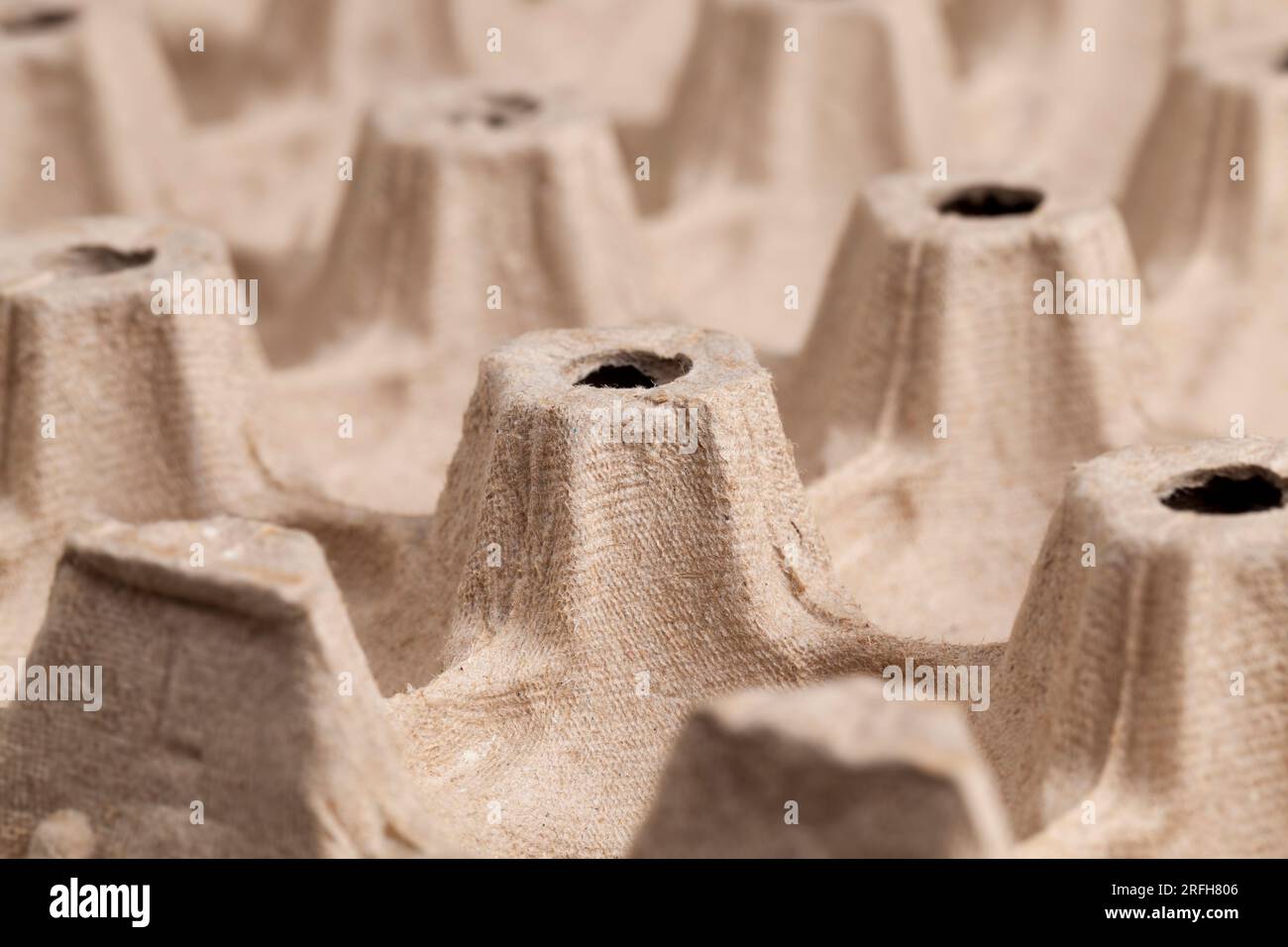 old empty cardboard boxes for storing eggs, packaging for chicken and ...