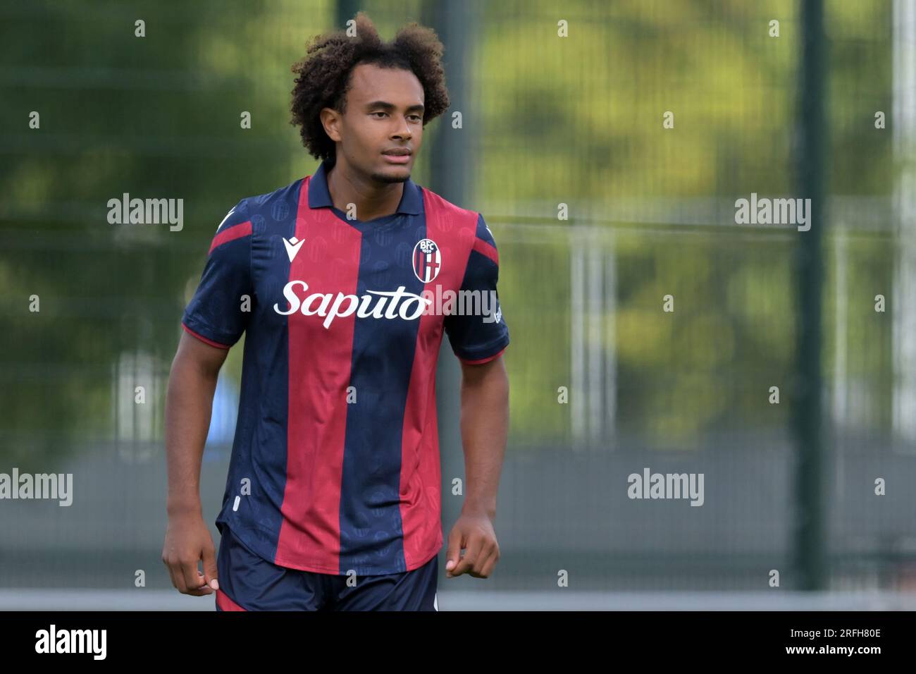 UTRECHT - Joshua Zirkzee of Bologna FC during the friendly match ...
