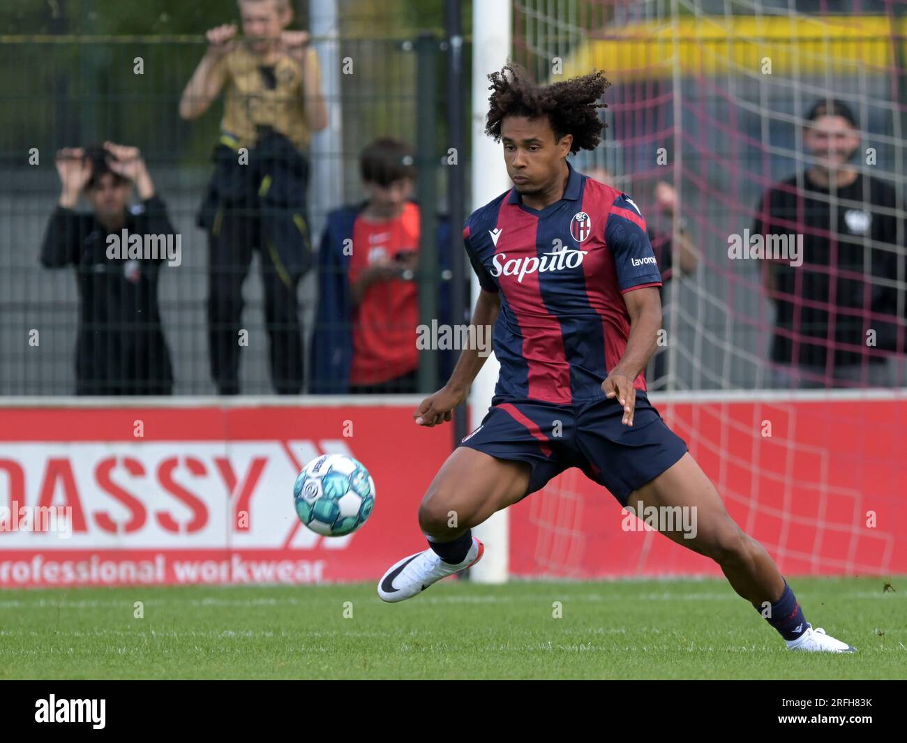 UTRECHT - Joshua Zirkzee of Bologna FC during the friendly match ...