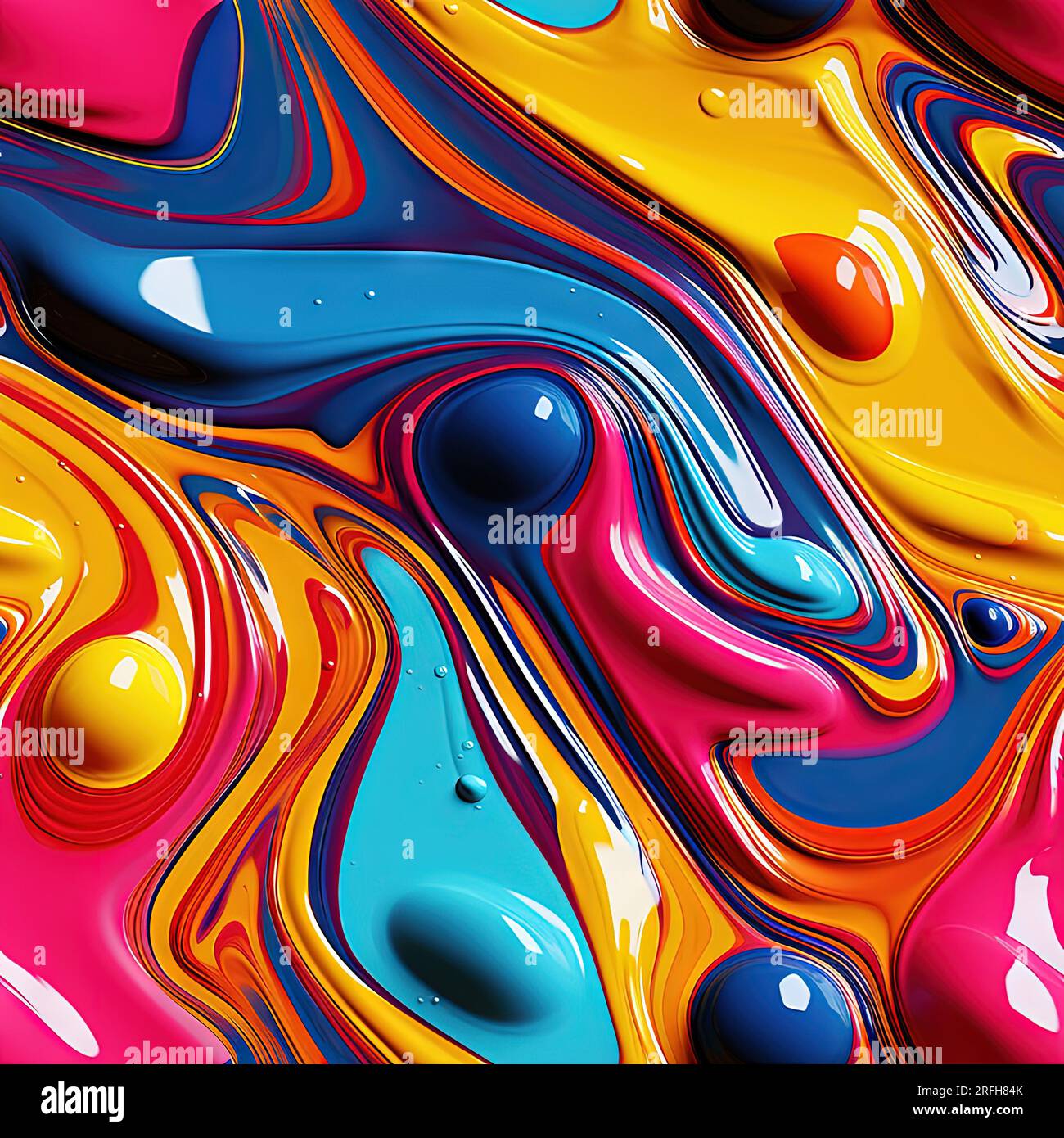 Abstract Liquid Melting plastic effect background creating a unique ...