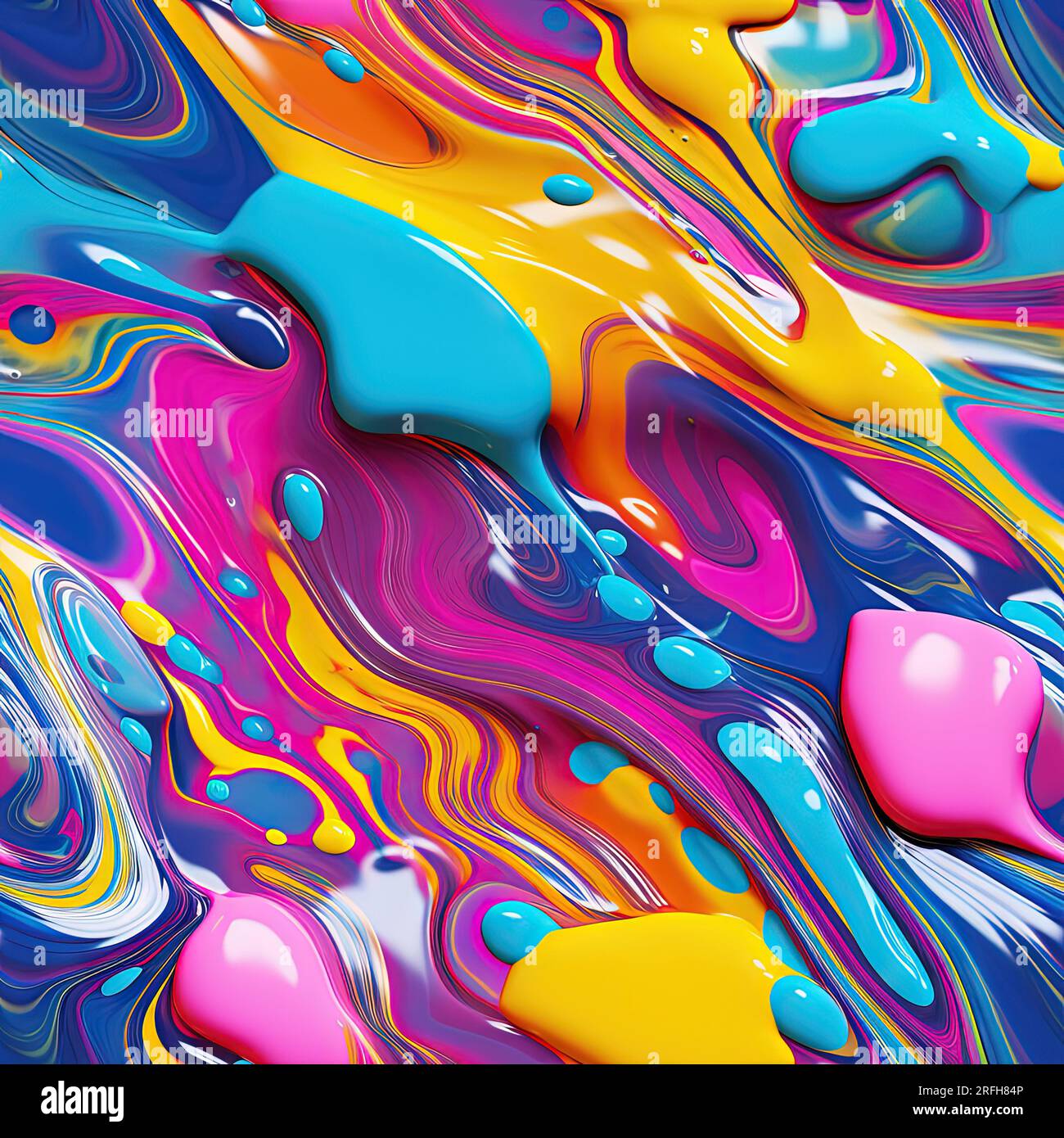 Abstract Liquid Melting plastic effect background creating a unique ...