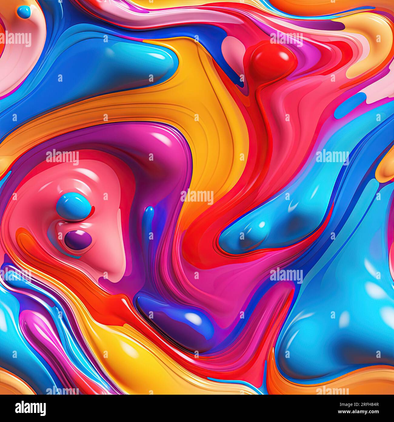 Abstract Liquid Melting plastic effect background creating a unique ...