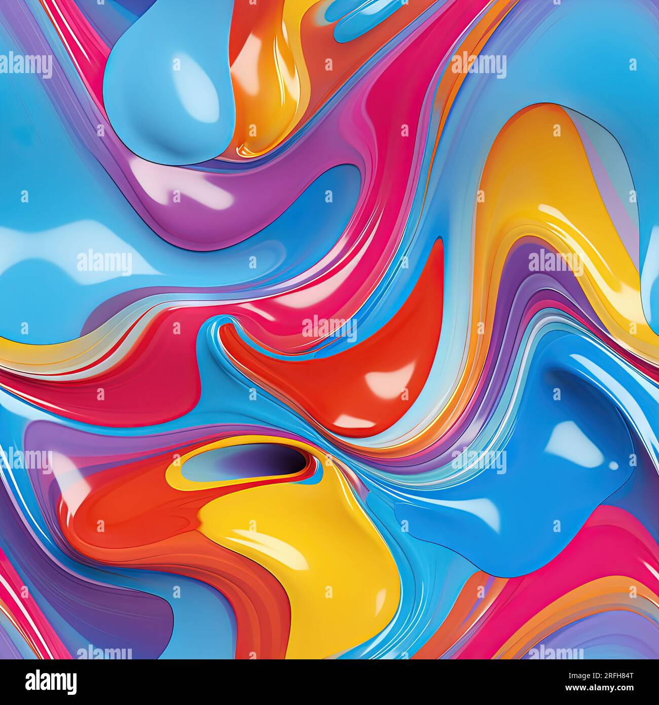 Abstract Liquid Melting plastic effect background creating a unique ...