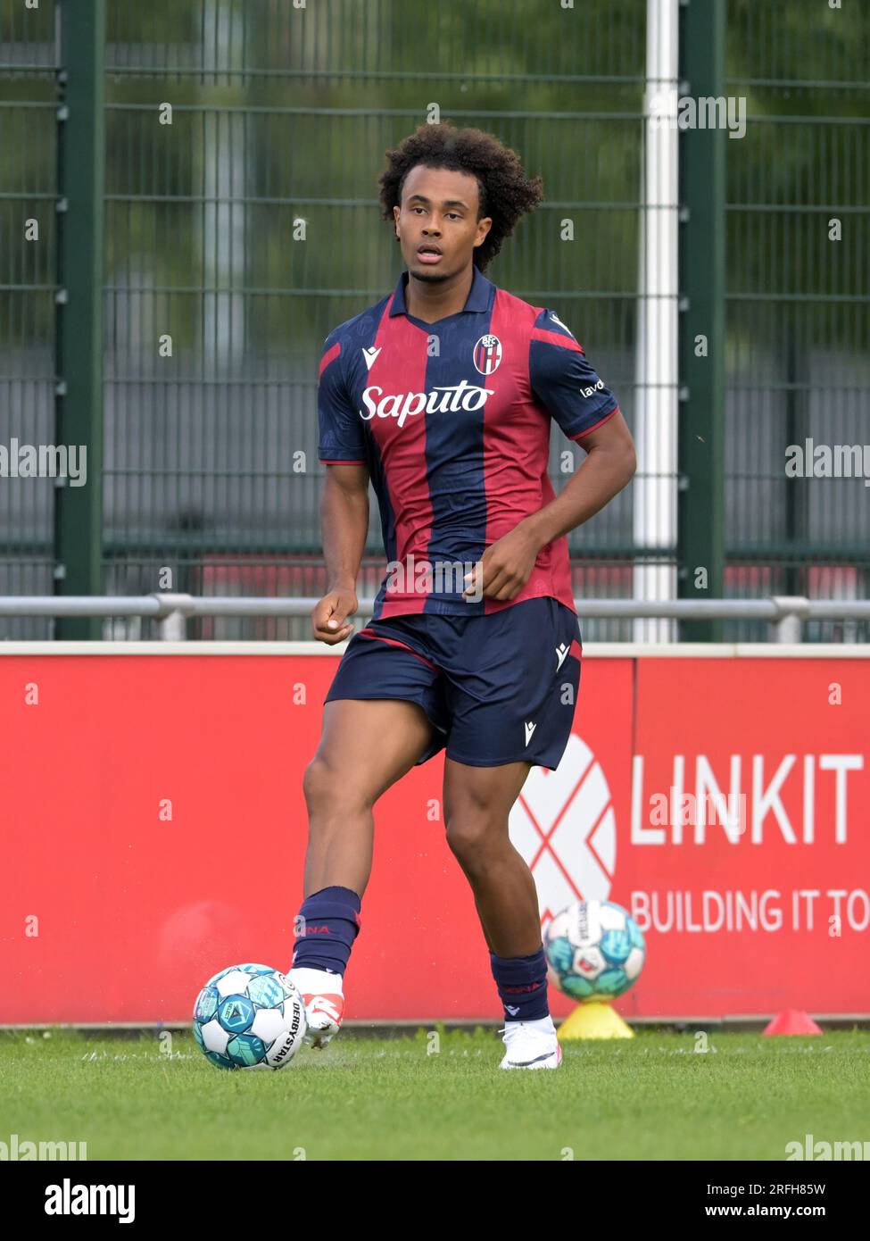UTRECHT - Joshua Zirkzee of Bologna FC during the friendly match ...