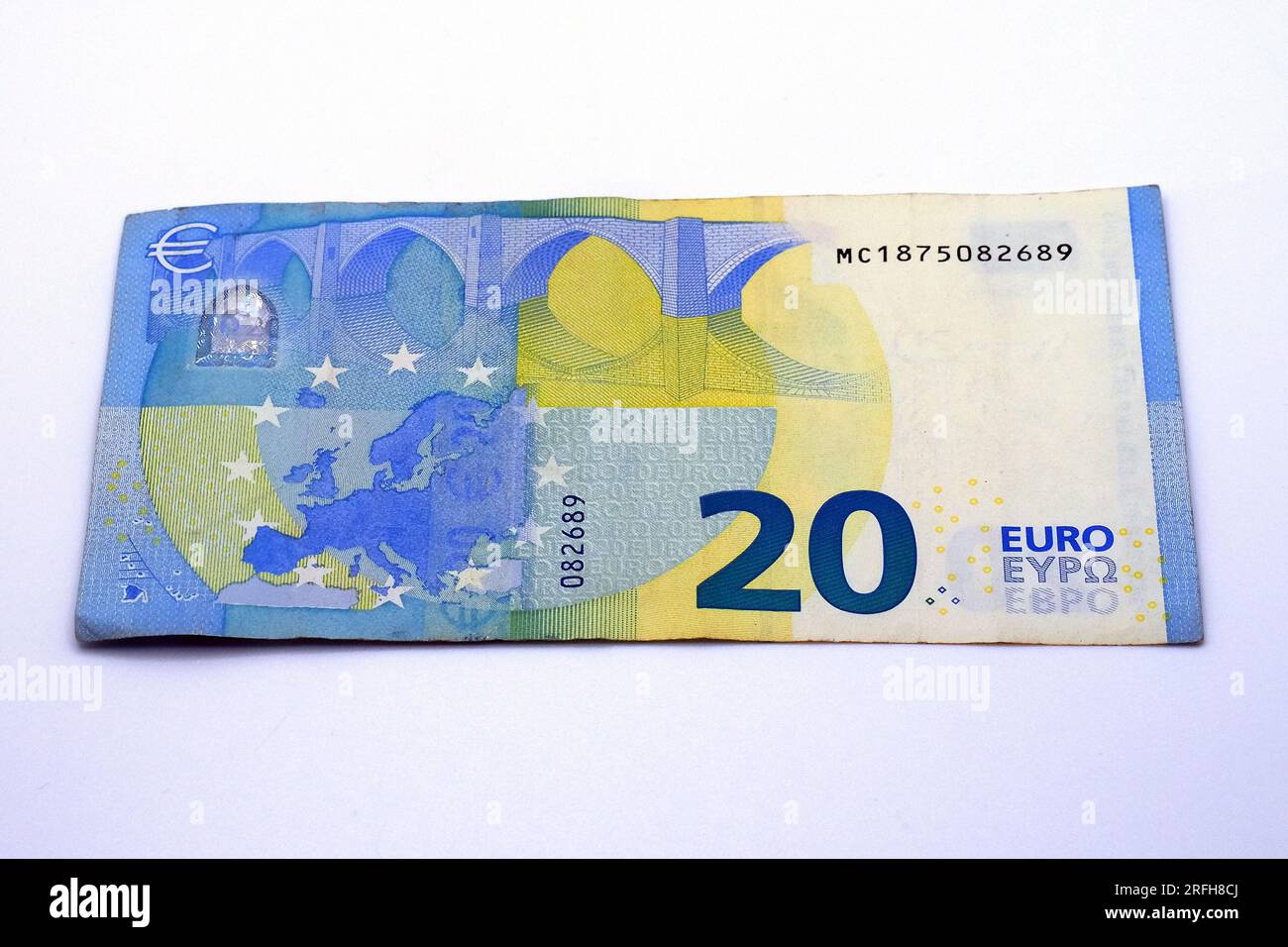 20 euro banknote, Euro, paper banknotes, EUR, €, European Union Stock ...