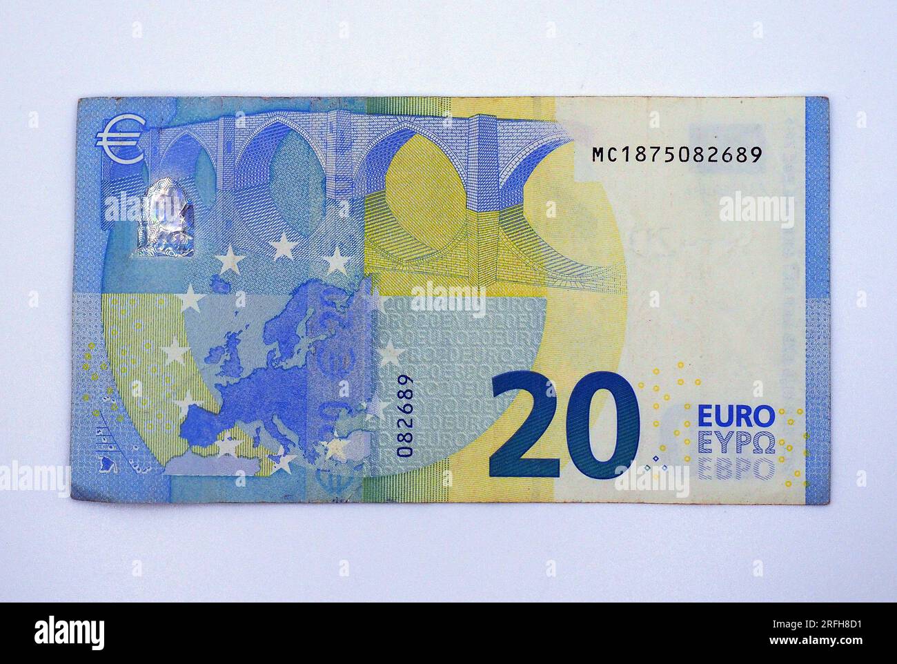 20 euro banknote, Euro, paper banknotes, EUR, €, European Union Stock ...
