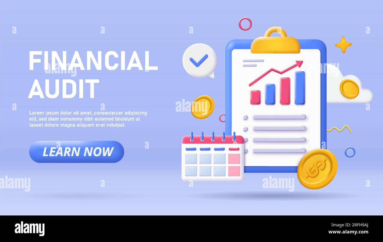 3D Finance audit vector concept Stock Vector Image & Art - Alamy