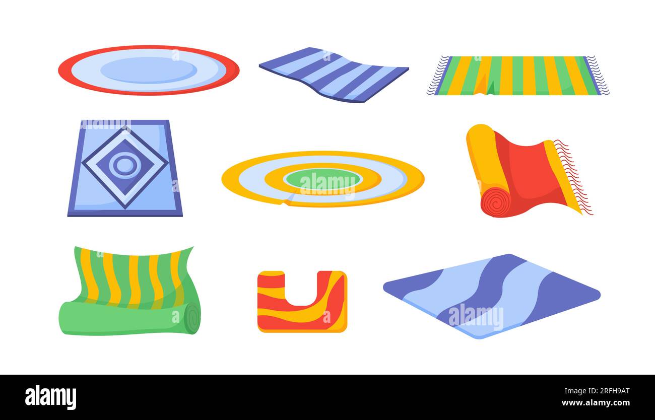 Set of different carpets vector concept Stock Vector Image & Art - Alamy