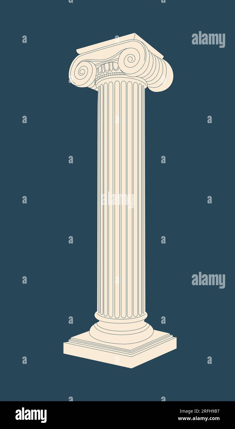 Antique marble column vector concept Stock Vector Image & Art - Alamy
