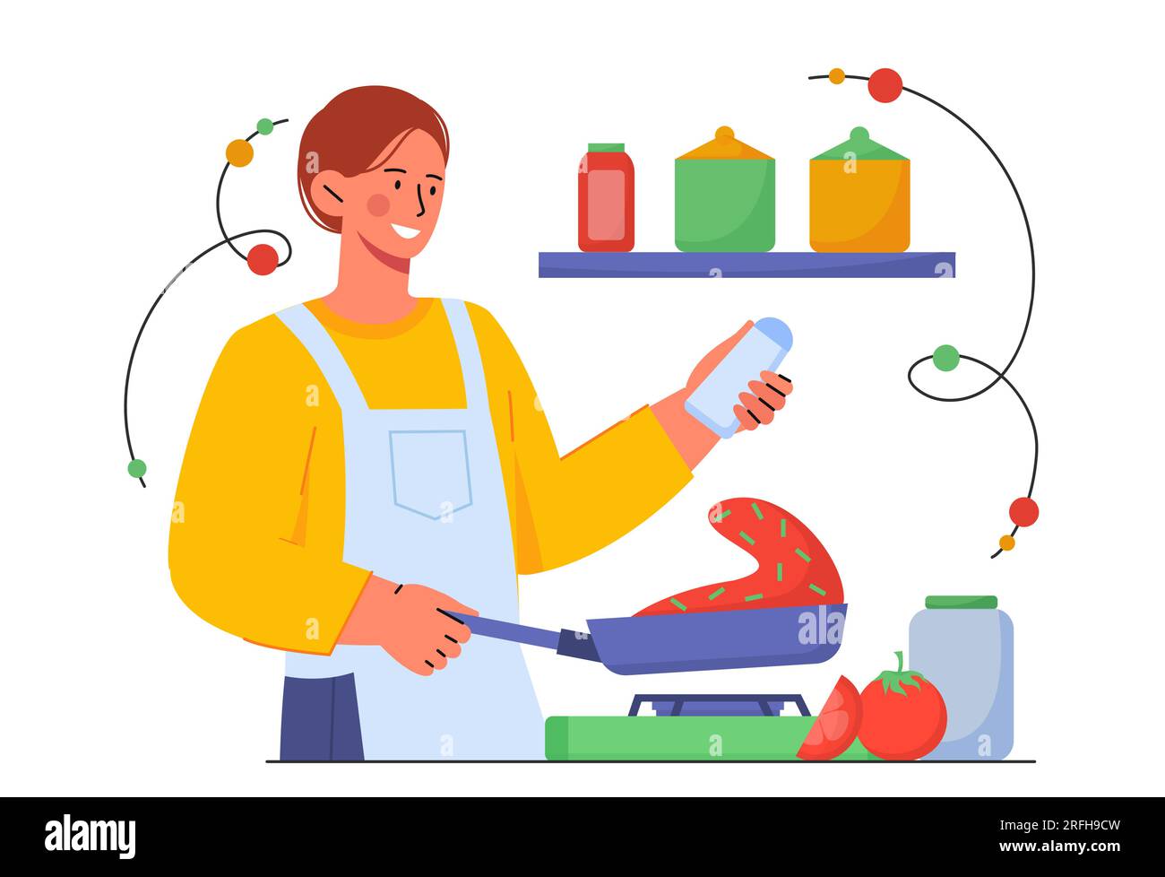 Classic pesto Stock Vector Images - Alamy