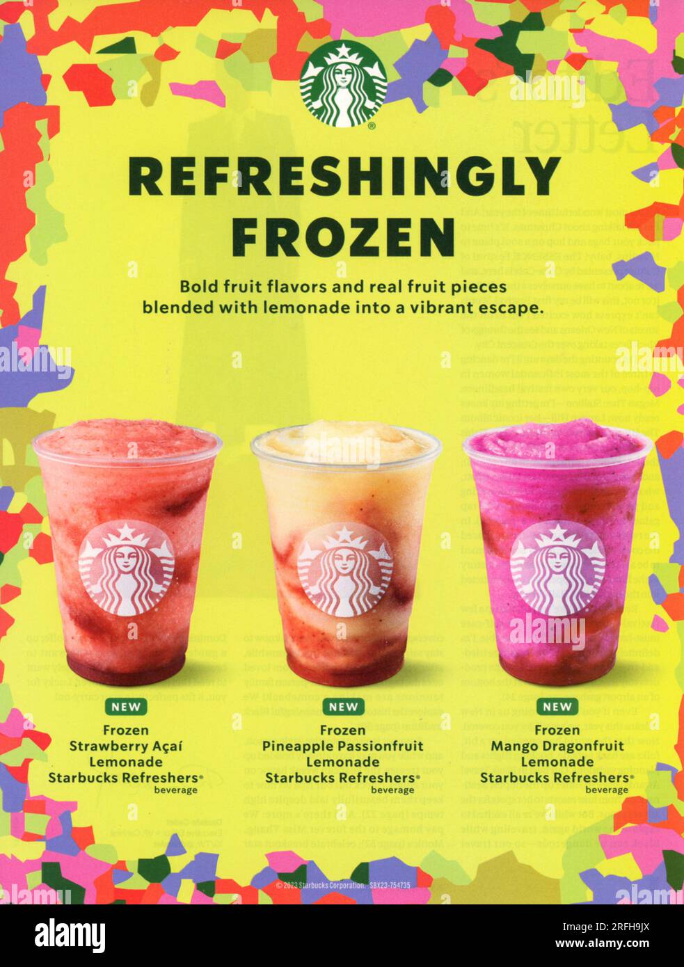 Essence July/August 2023 Magazine Advert, USA Stock Photo - Alamy