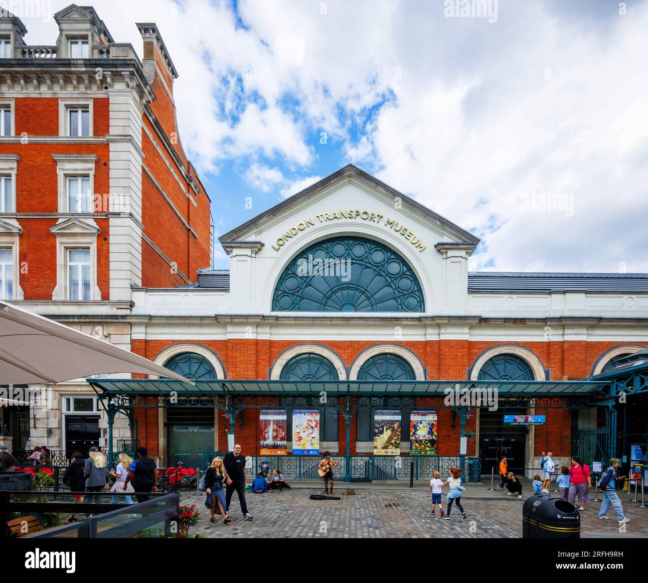 The London Transport Museum, a popular tourist attraction in Covent ...