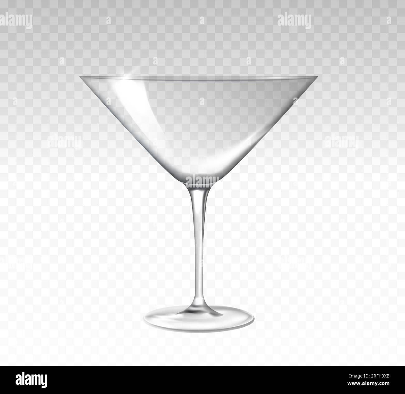 Realistic empty glass vector concept Stock Vector Image & Art - Alamy