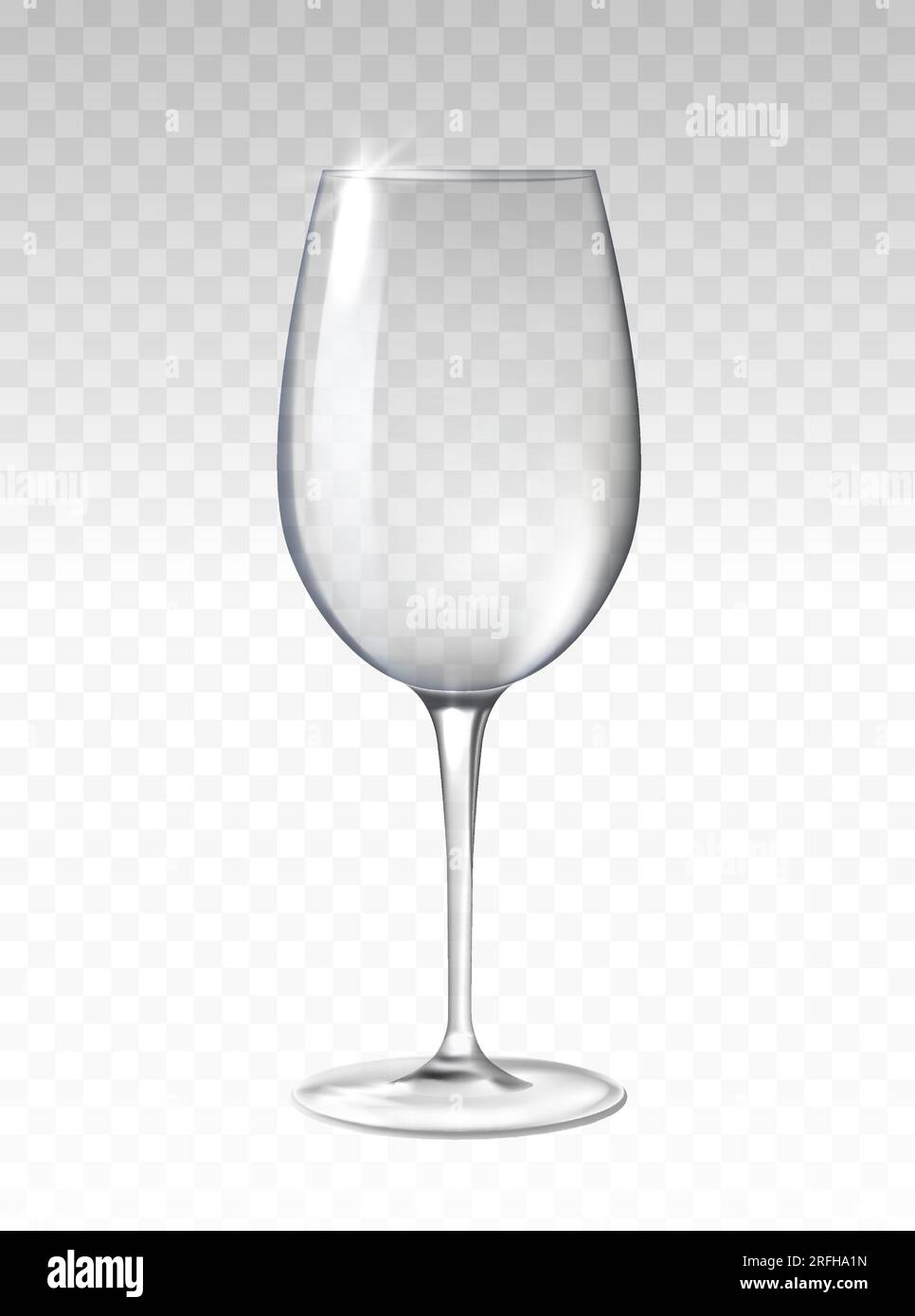Realistic empty glass vector concept Stock Vector Image & Art - Alamy