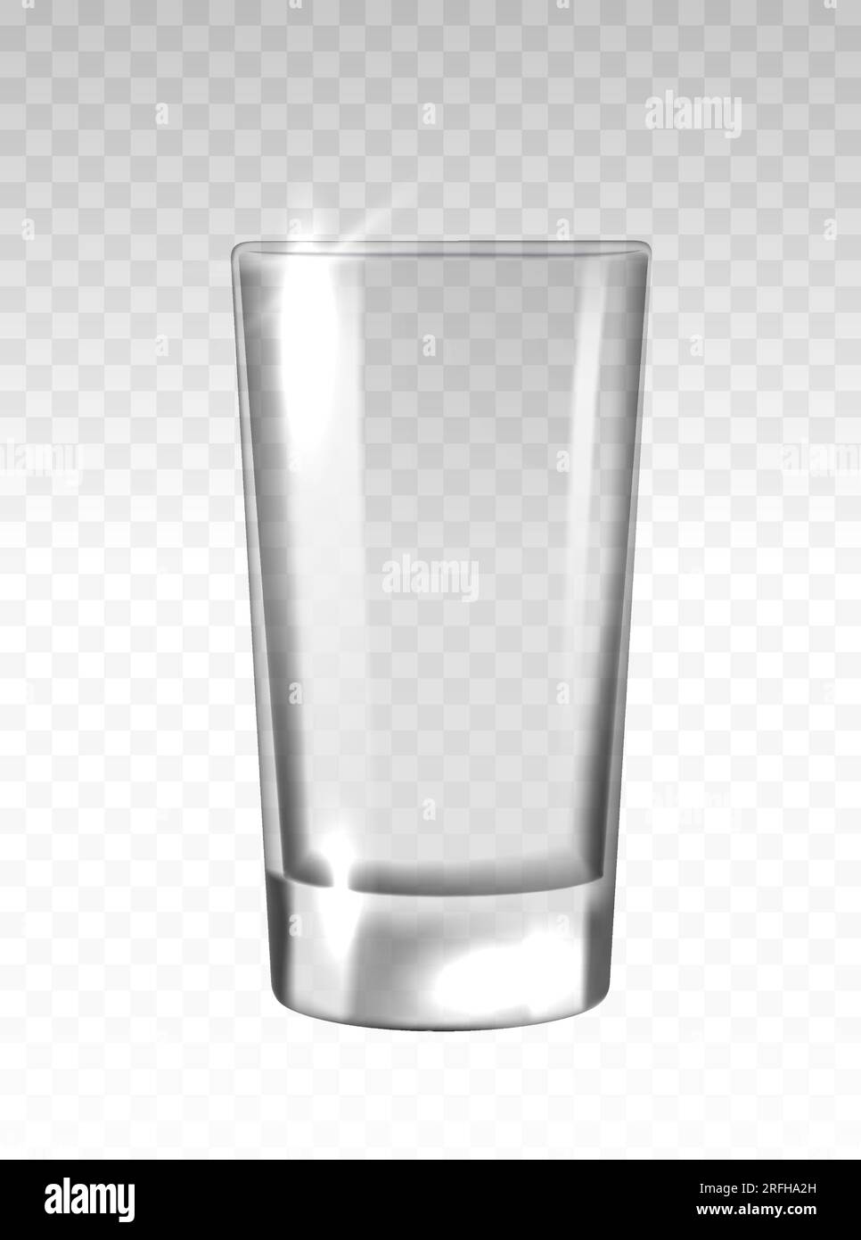 Empty clean whiskey glass Stock Vector Images - Alamy