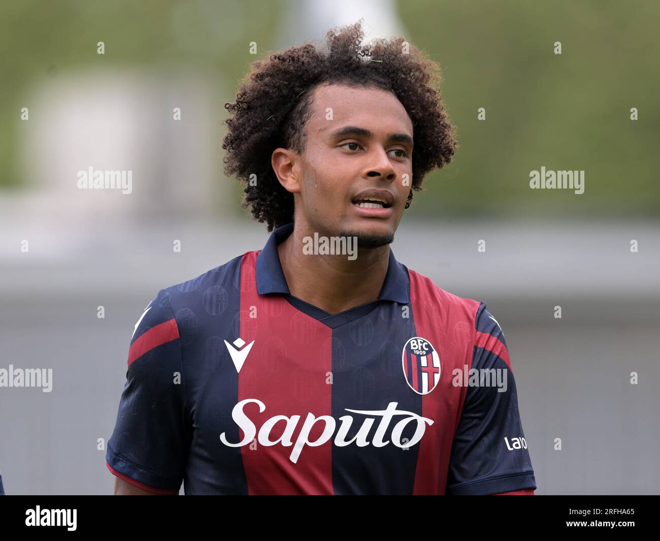 UTRECHT - Joshua Zirkzee of Bologna FC during the friendly match ...