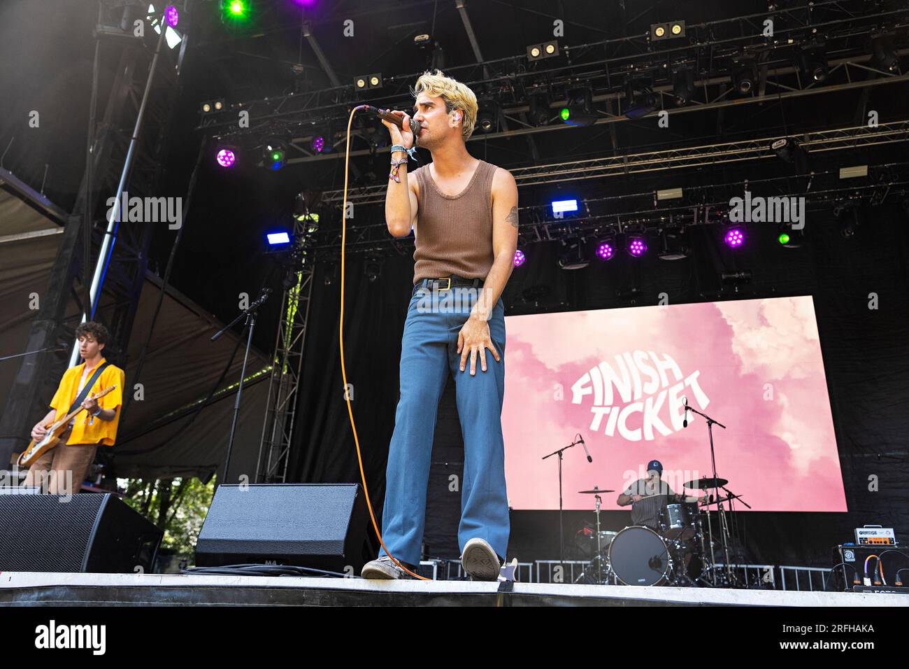 Alex DiDonato, from left, Brendan Hoye, and Gabe Stein of Finish Ticket ...