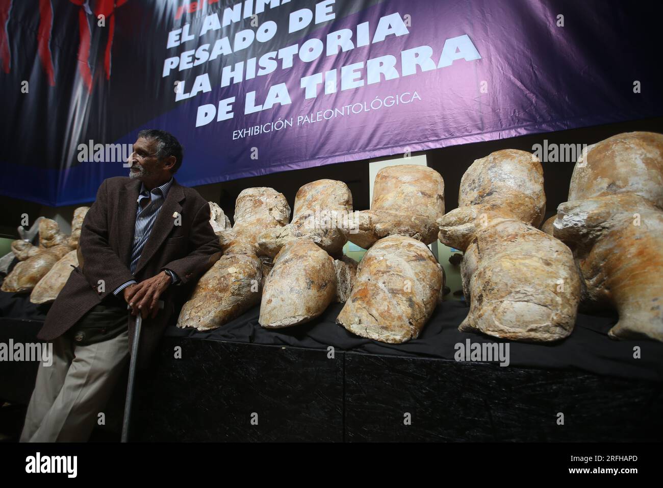Lima, Peru. 03rd Aug, 2023. Peruvian researcher Mario Urbina stands ...