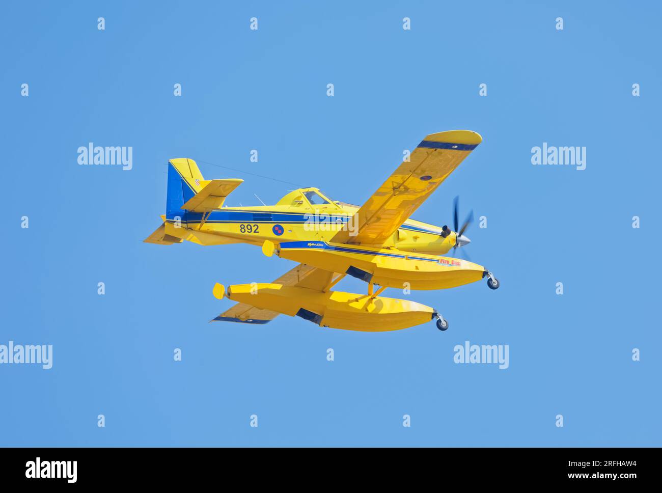 Air-Tractor Fire-Fighting During Operation Storm Celebration in Knin ...