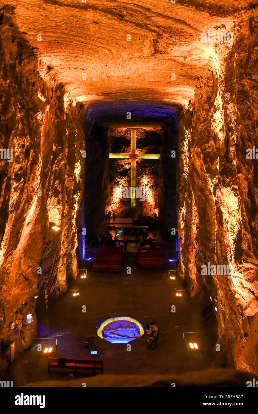 Colombia 03-08-2023-La Catedral de la Sal es un recinto construido en ...